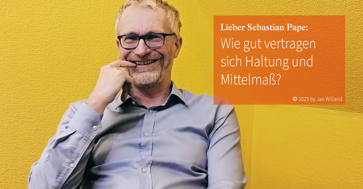 Employer Standing: Haltungsfragen im Diskurs mit Sebastian Pape – Jan ...